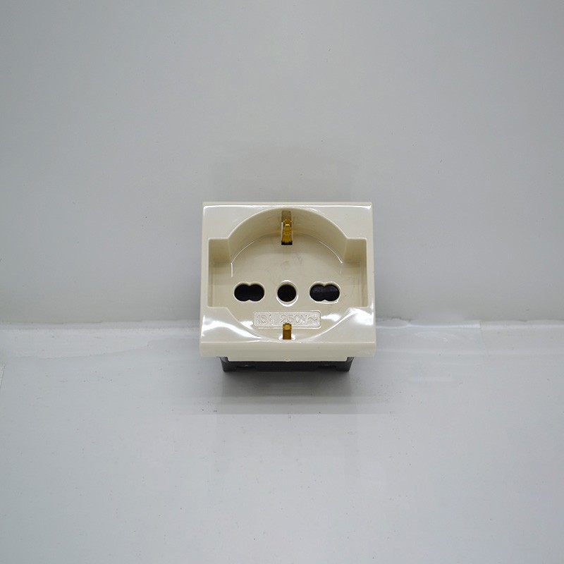 Socket Unel Bipasso 2P+T10/16A Blanc - Elettrotecnica Meridionale