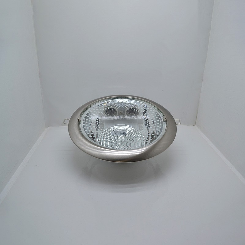Recessed Headlight 2Xe27 Satin Nickel Light - EM
