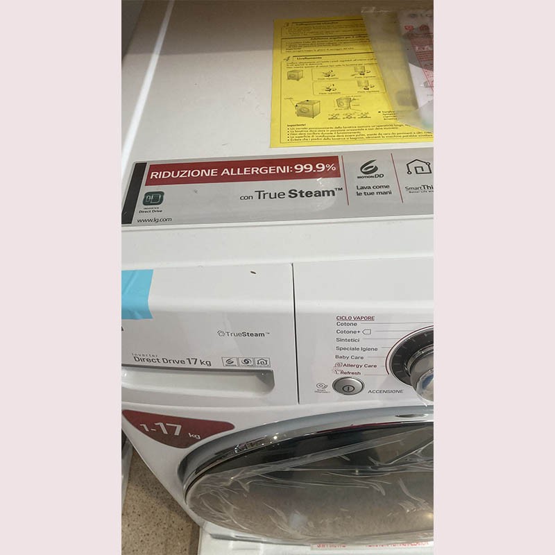 LG Smart TrueSteam™ Washing Machine 17 kg - Direct Drive Inverter