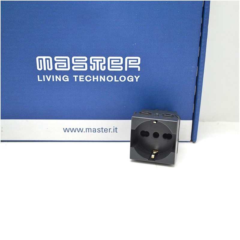 Socket Unel 2P+T 10/16A - Serie Modo - Master - Elettrotecnica Meridionale